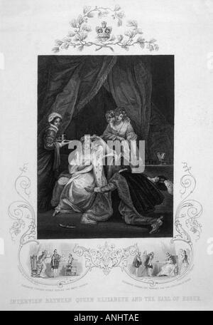 Interview between Queen Elizabeth I and the Earl of Sussex. After a ...