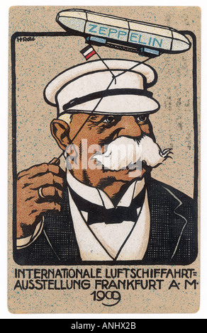 Ferdinand Graf von Zeppelin (1838-1917), Inventor and Builder of First ...