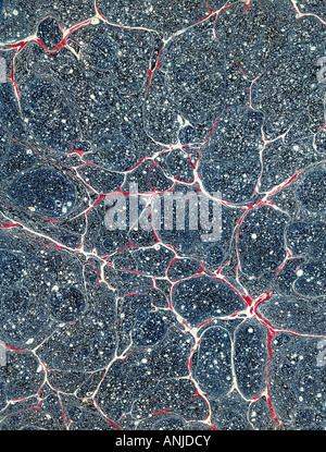 Marbled paper, end paper Stock Photo - Alamy