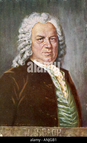 J S Bach Portrait Stock Photo - Alamy
