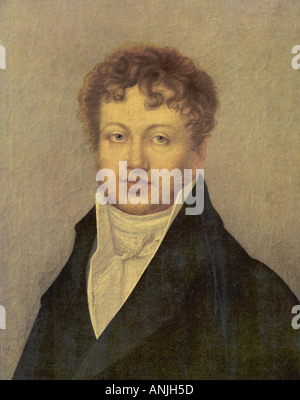 ANDRE-MARIE AMPERE (1775-1836) French mathematician and physicist Stock ...