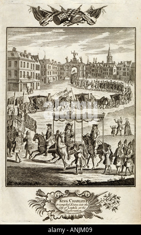 The Restoration May 1660 Stock Photo - Alamy