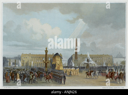 Funeral Napoleon 1840 death Stock Photo - Alamy