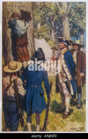 James Cook Landing at Botany Bay 1770 Illustration based on a 19th ...