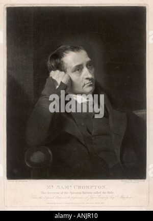 Samuel Crompton, inventor of the spinning mule Stock Photo - Alamy