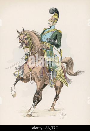COSSACKS OF THE IMPERIAL RUSSIAN GUARD ON HORSEBACK HORSES CAVALRY ...