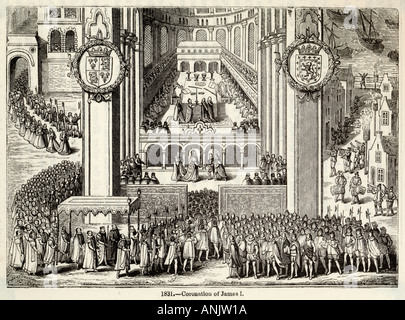 Coronation of James I 1603 Stock Photo - Alamy