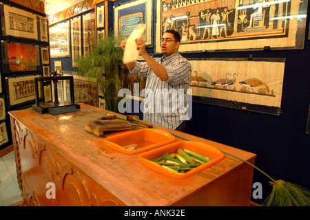 Papyrus factory in Cairo Stock Photo - Alamy
