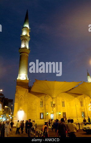 Hussein Mosque in Cairo at dawn Stock Photo - Alamy