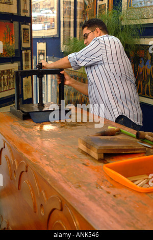 Papyrus factory in Cairo Stock Photo - Alamy