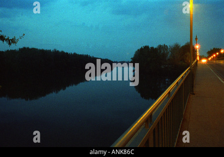 The Tokaj village: where the rives Bodrog and Tisza join, giving the ...