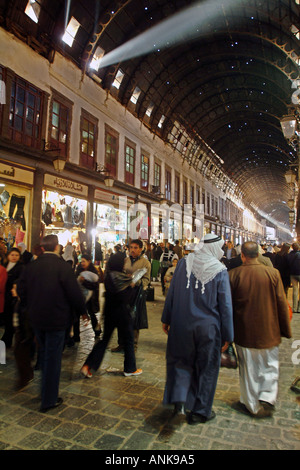 Interior of the market in Damascus Stock Photo - Alamy