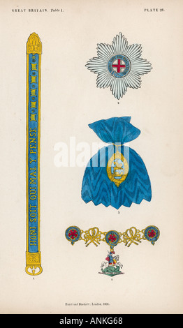 The Order of the Garter insignia Stock Photo: 15451522 - Alamy