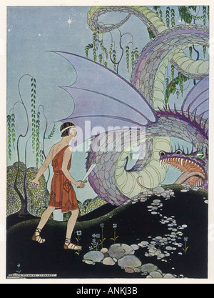 CADMUS AND THE DRAGON Stock Photo - Alamy