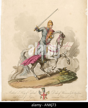 Richard the Lionheart , king of England from 1189 until his death, was ...