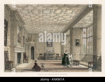 16THC DRAWING ROOM SCENE Stock Photo - Alamy