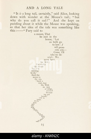 ALICE / MOUSE'S TALE Stock Photo - Alamy