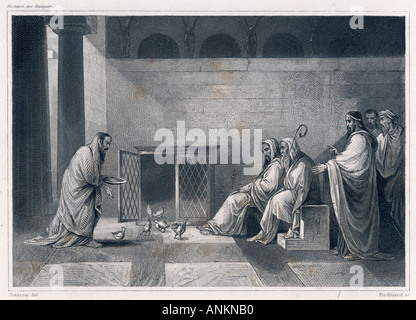 Roman augurs foretell the future by observing the behaviour of hens ...