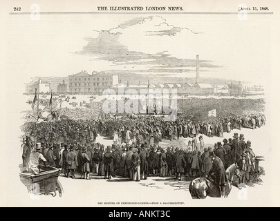 Chartist Demonstration on Kennington Common', 10th April 1848. Chartism ...