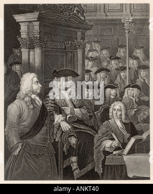 The House of Commons in Sir Robert Walpole's Administration. Presiding ...