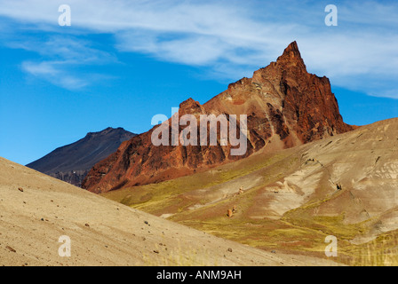 Monte Zeballos (2743 m) near Los Antiguos, Province of Santa Cruz ...