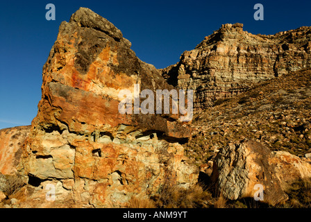 Road to Monte Zeballos near Los Antiguos, Province of Santa Cruz ...