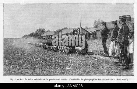 Rifle Volley 1890 Stock Photo - Alamy