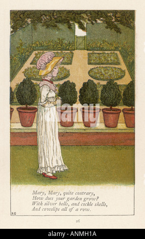 Mary, Mary, Quite Contrary, How Does Your Garden Grow Stock Photo - Alamy