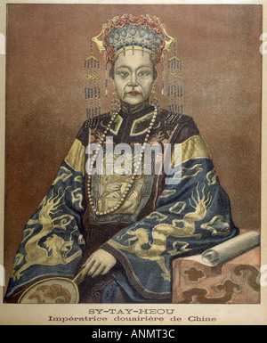 TZU-HSI, AKA HSIAO-CH'IN &C, Empress Dowager. Consort of Emperor Hsien ...