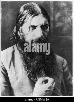 Grigori Rasputin (1872-1916), Russian Mystic, Portrait, 1905 Stock ...
