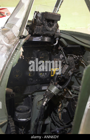Supermarine Spitfire cockpit Stock Photo - Alamy