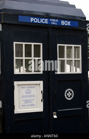 An old fashioned police telephone box in the City of London Stock Photo ...
