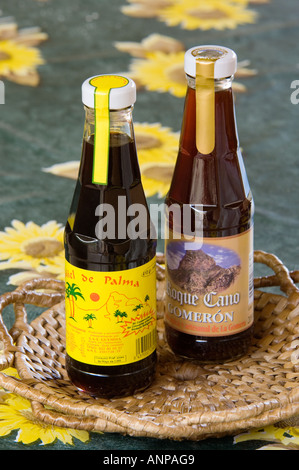 Sap, called guarapa, of the Canary Date Palm is boiled down to syrup to ...