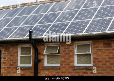 Solar powered toilet block Stock Photo - Alamy