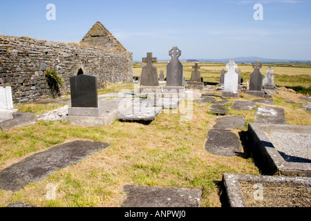 Cross Village Graveyard, Loop Head, County Clare, Munster, Republic of ...