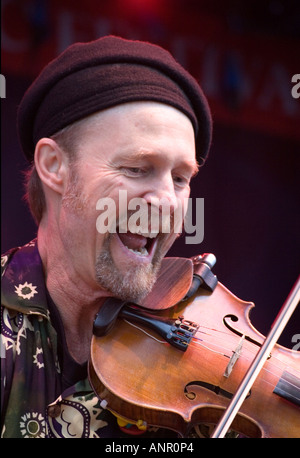 American Folk Fiddle Player Joe Craven on Stage Stock Photo - Alamy
