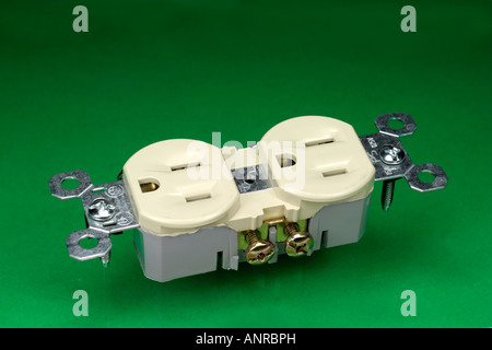 Electrical socket, domestic north american standard Stock Photo - Alamy