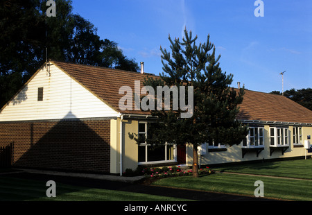 Houses on a former American airforce base which are now privately owned ...