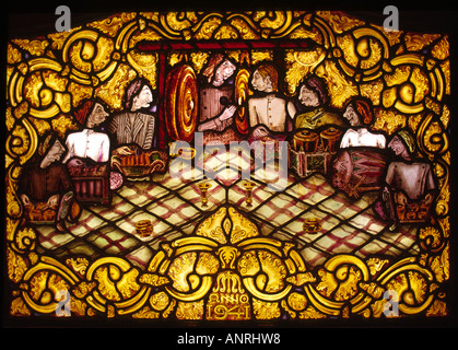 stained glass window kraton mangkunegaran solo java indonesia Stock ...
