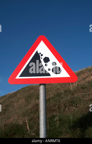 rock, fall, rockfall, falling, tumbling, danger, road, sign, cliff ...