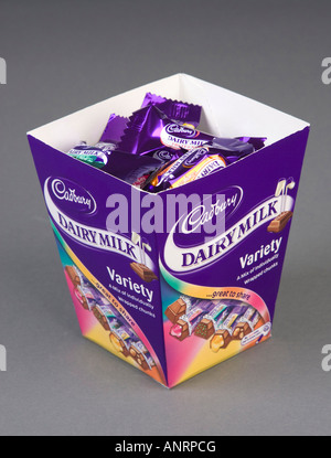 Cadburys Dairy Milk miniature chocolates Stock Photo - Alamy
