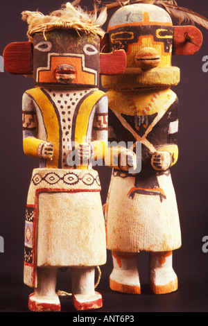 Kachina Dolls, Hopi, at Museum of Northern AZ, Flagstaff Stock Photo ...