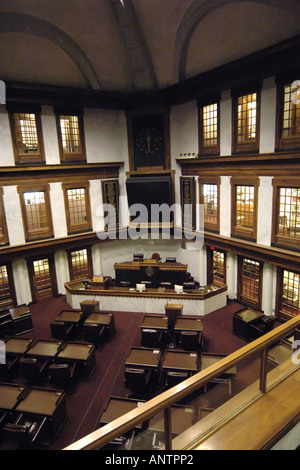 Inside the State Senate chambers of the Indiana State Capitol Building ...