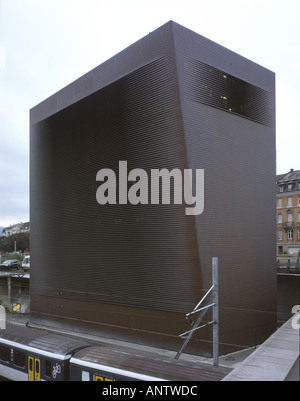 Signal Box SSB located in Basel Swiss Exterior designed by Herzog and ...
