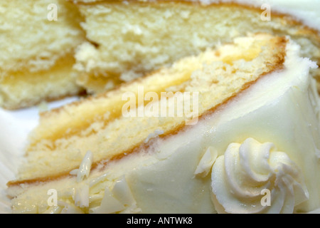 Lemon sponge cake Stock Photo - Alamy