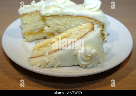Lemon sponge cake Stock Photo - Alamy