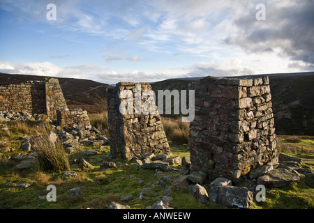 Ruins of a Yorkshire dales lead smelting mill Surrender Bridge ...