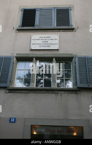 House of Lenin in Zurich Stock Photo - Alamy