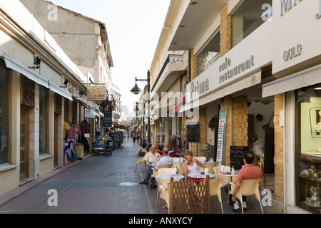 Shops on Agiou Andreou Street in the Old Town, Limassol, South Coast ...