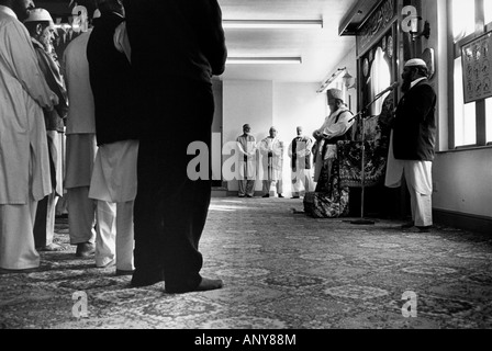 Prayers at Victor Street Mosque, Manningham, Bradford, Yorkshire, UK ...